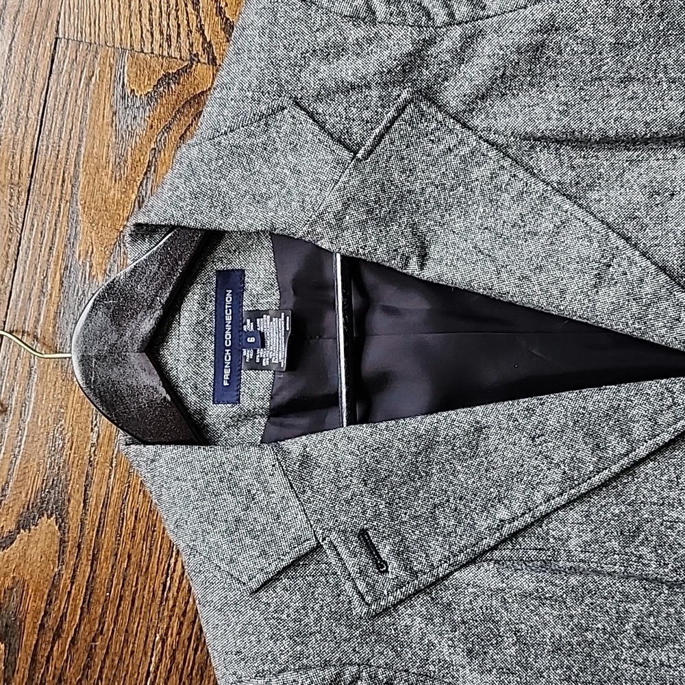 French Connection Wool Tweed Blazer - Gem